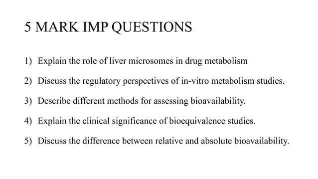 MODERN BIOANALYTICAL TECHNIQUE IMP QUESTION | PPTX