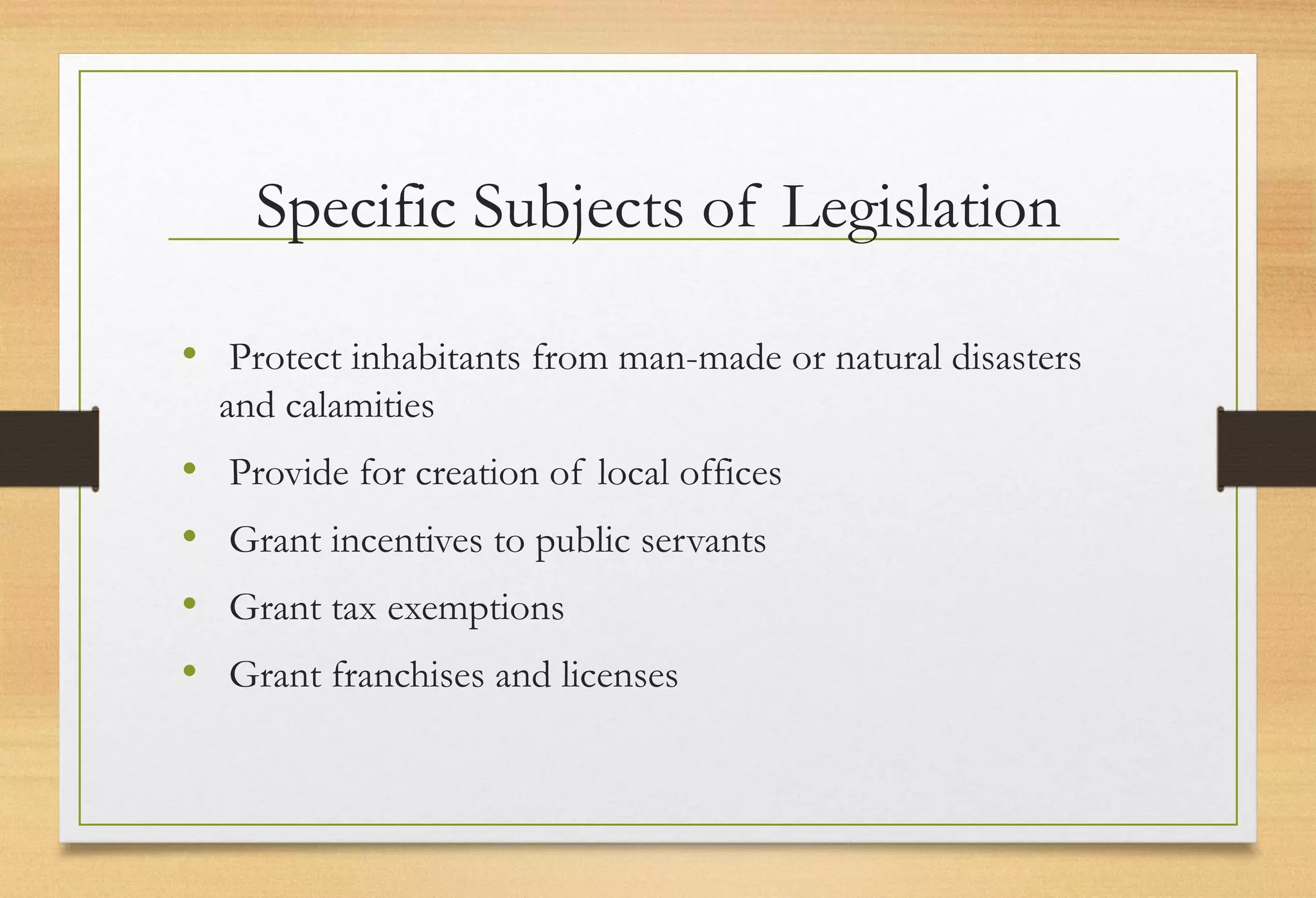 The Local Legislative Process: Powers and Functions of the Sanggunian | PDF