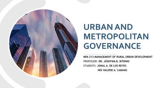 URBAN AND METROPOLITAN GOVERNANCE.pptx