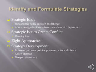 Strategic Planning & Policy Development | PPT