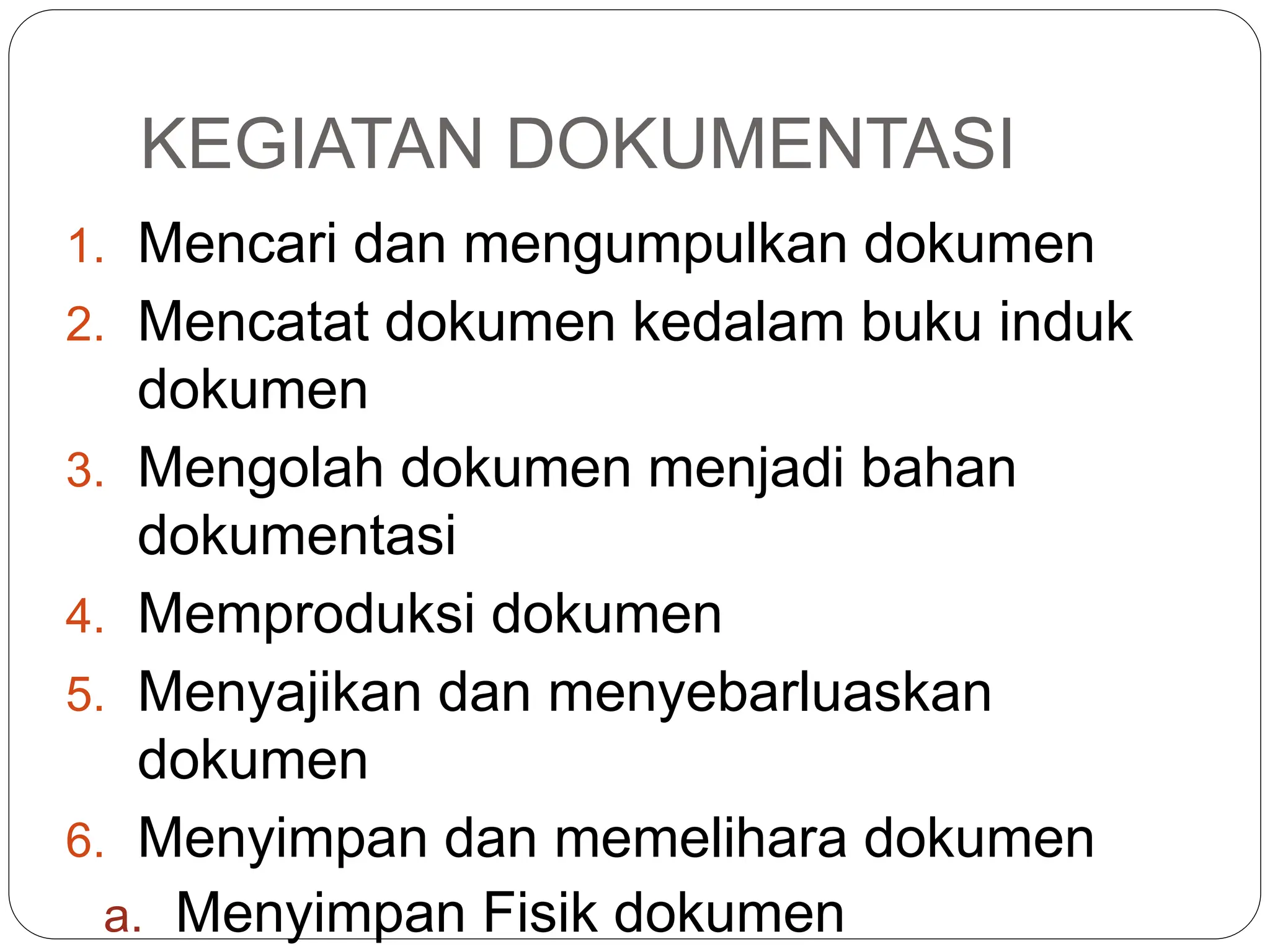 Bab 1 Dokumen dan dokumentasi pada mapel Melakukan Prosedur ...