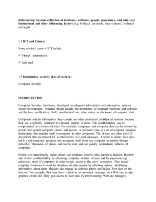 Mpact of information and communication technology (ict) on the society ...