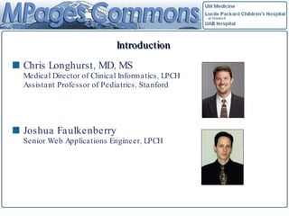 MPages at Lpch - Thus Far | PPT