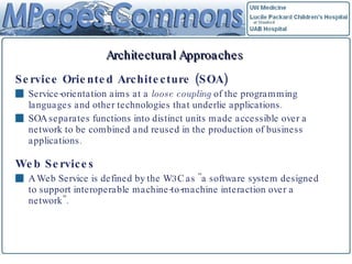 M Pages Technical Forum - Client Server Architectures | PPT