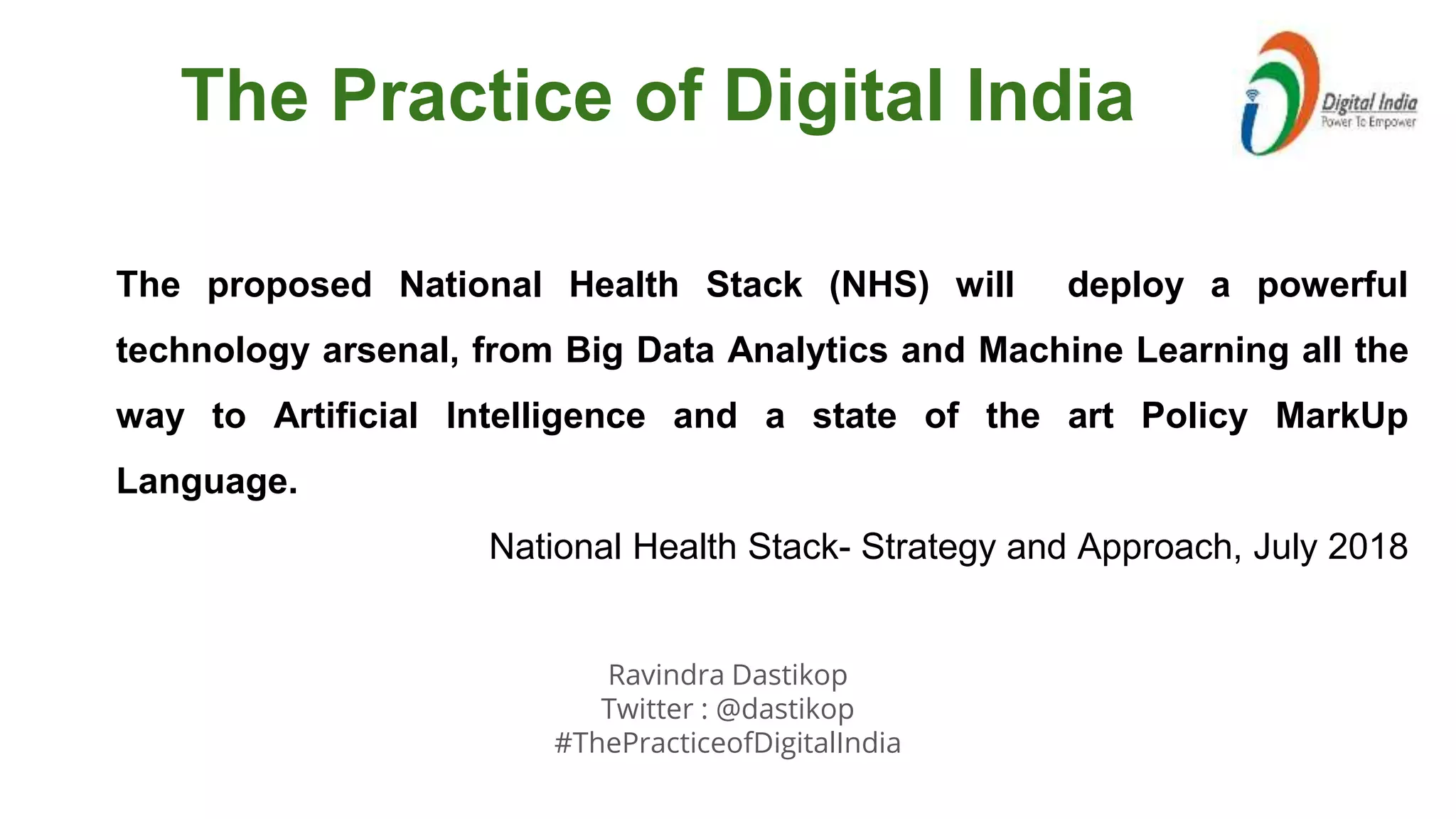 National Health Stack | PPTX