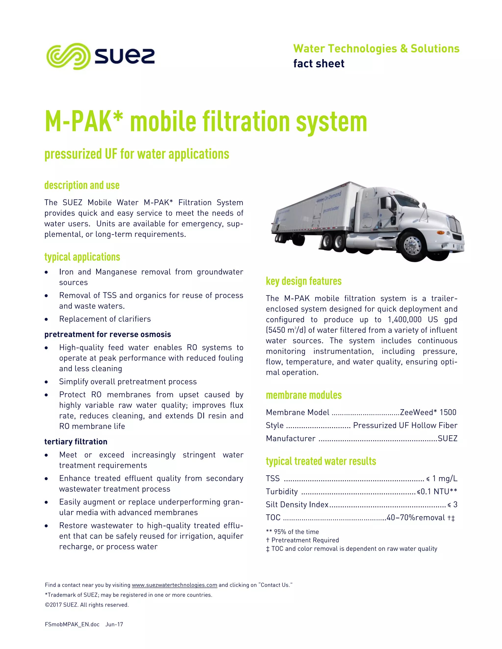 Mpak Suez Water | PDF