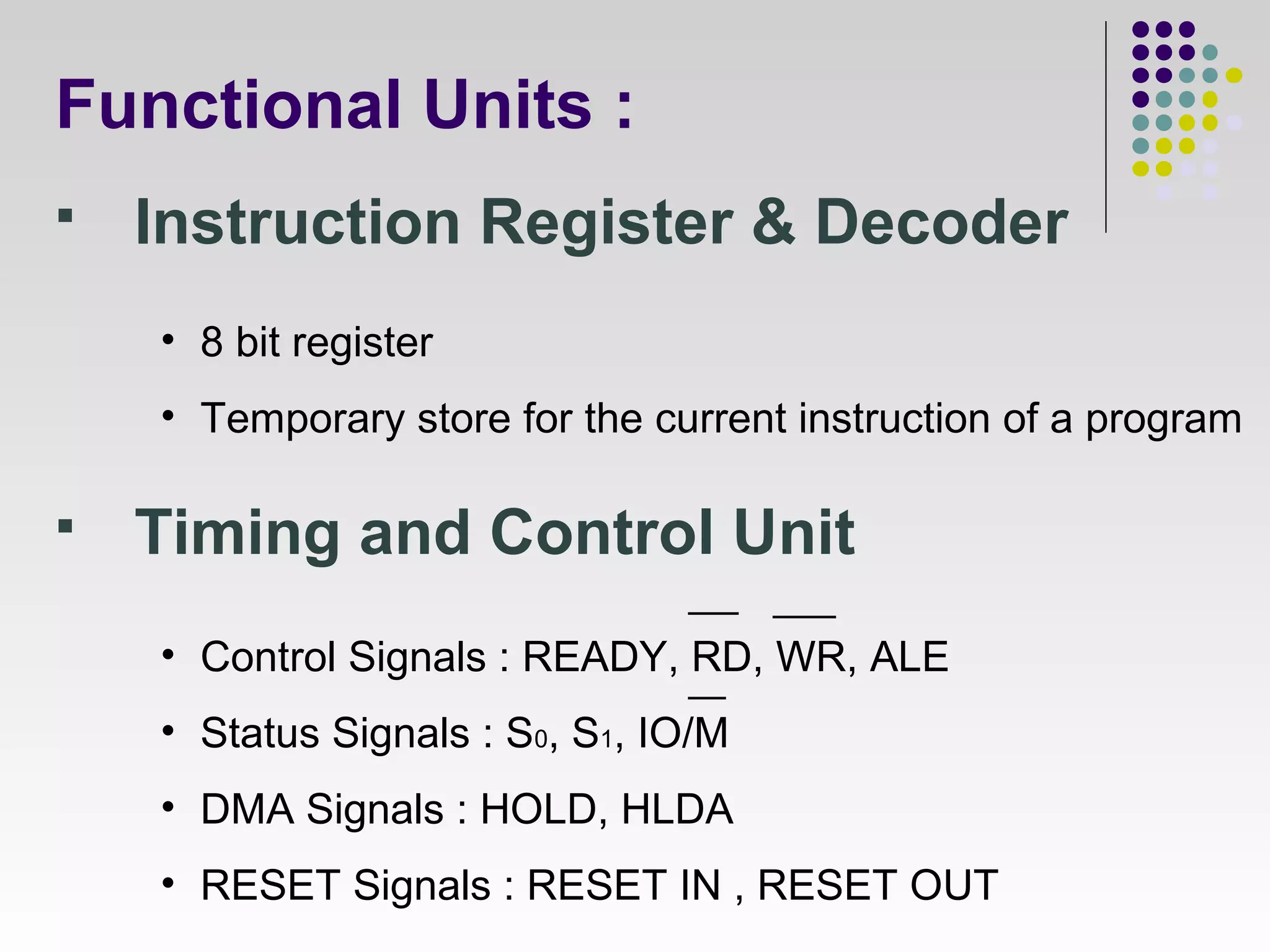 Mpandal Presentation 8085 Microprocessor Architecture Ppt Operating Systems Computer