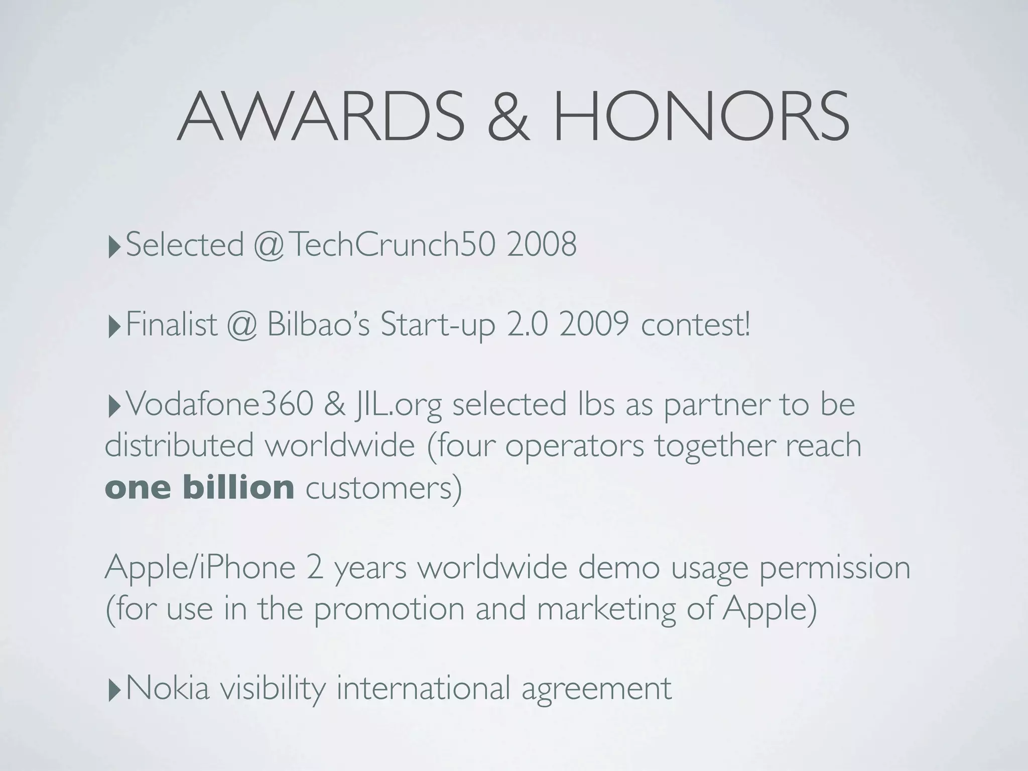 Mobile Premier Awards Mobnotes | PPT