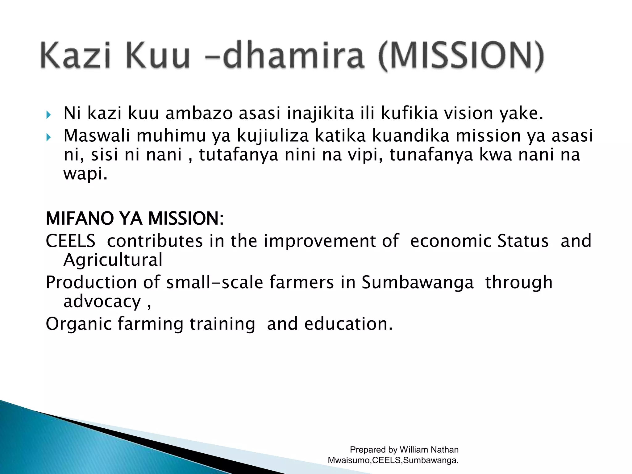 MPANGO MKAKATI | PPTX