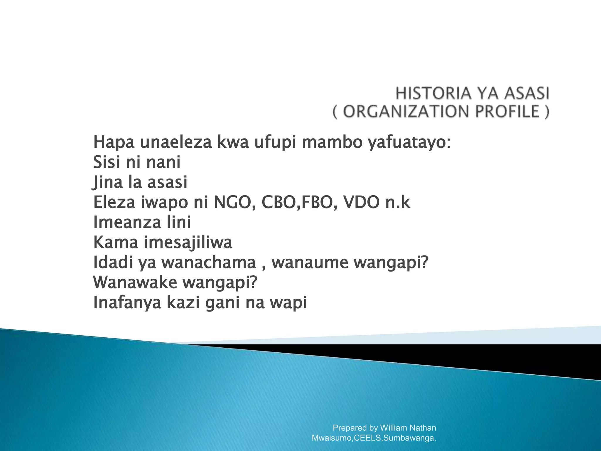 MPANGO MKAKATI | PPTX