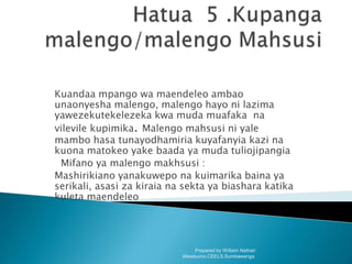 Mpango mkakati presentation | PPT