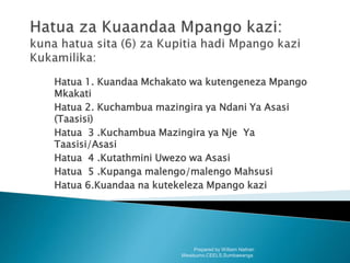 Mpango mkakati presentation | PPTX