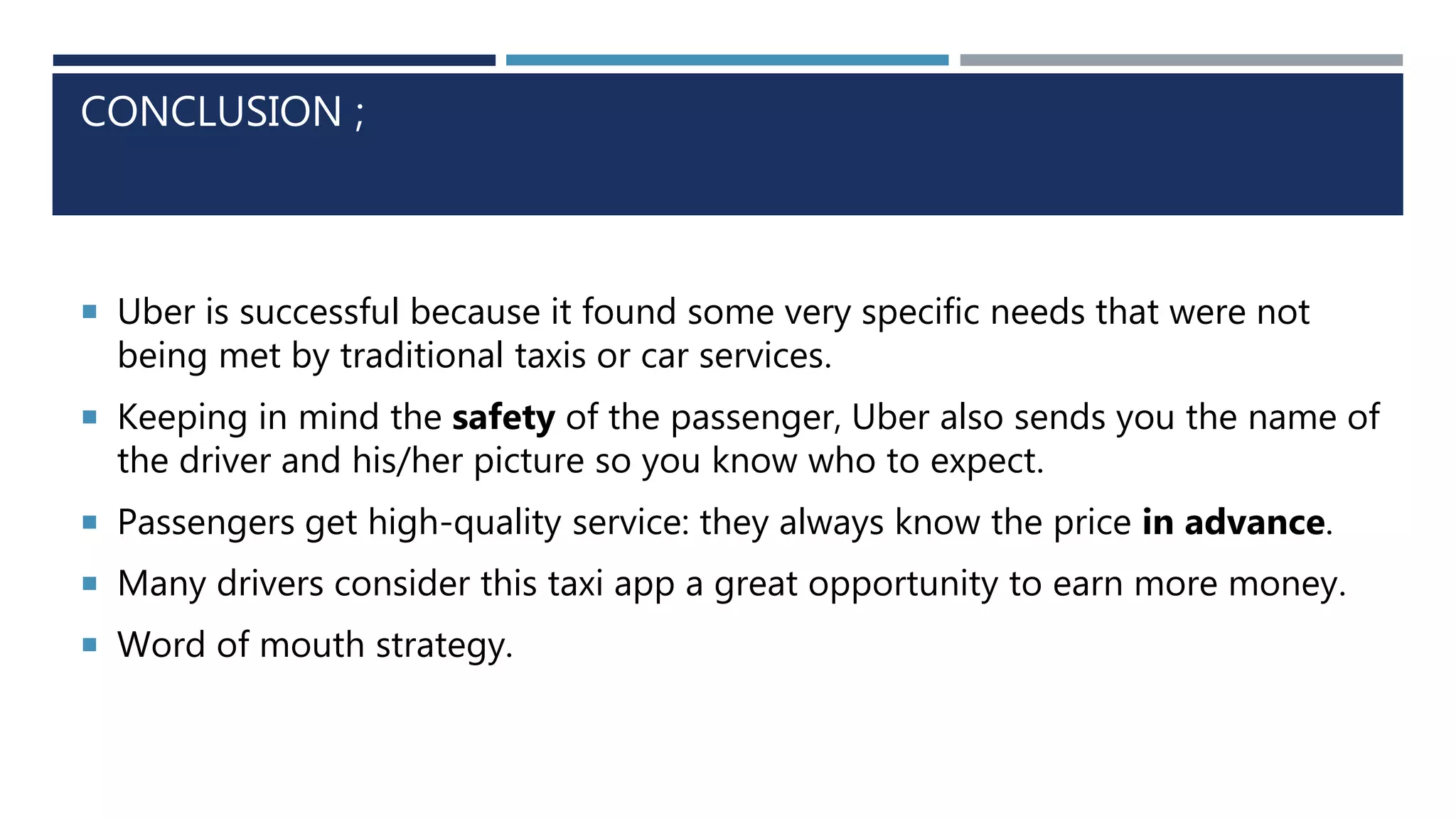 Study on Management of Uber | PPTX