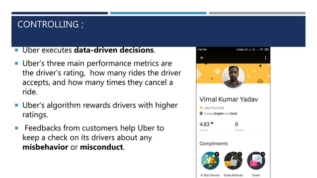 Study on Management of Uber | PPTX | Logistics and Transportation Industry | Industries