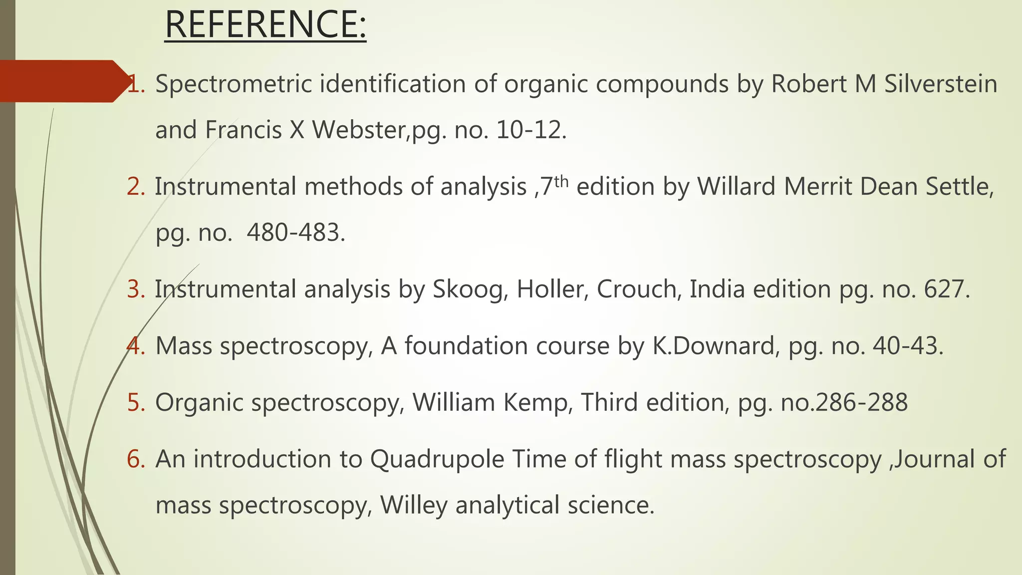 Quadrupole and Time of Flight Mass analysers. | PPTX