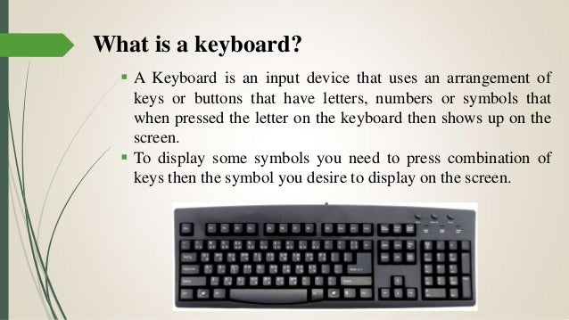 Working of Keybosrd and Mouse