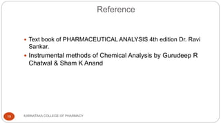 MPAT GOKULRAJ UV AND VISIBLE spectroscopy | PPTX