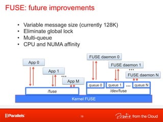 Optimizing FUSE for Cloud Storage | PPT