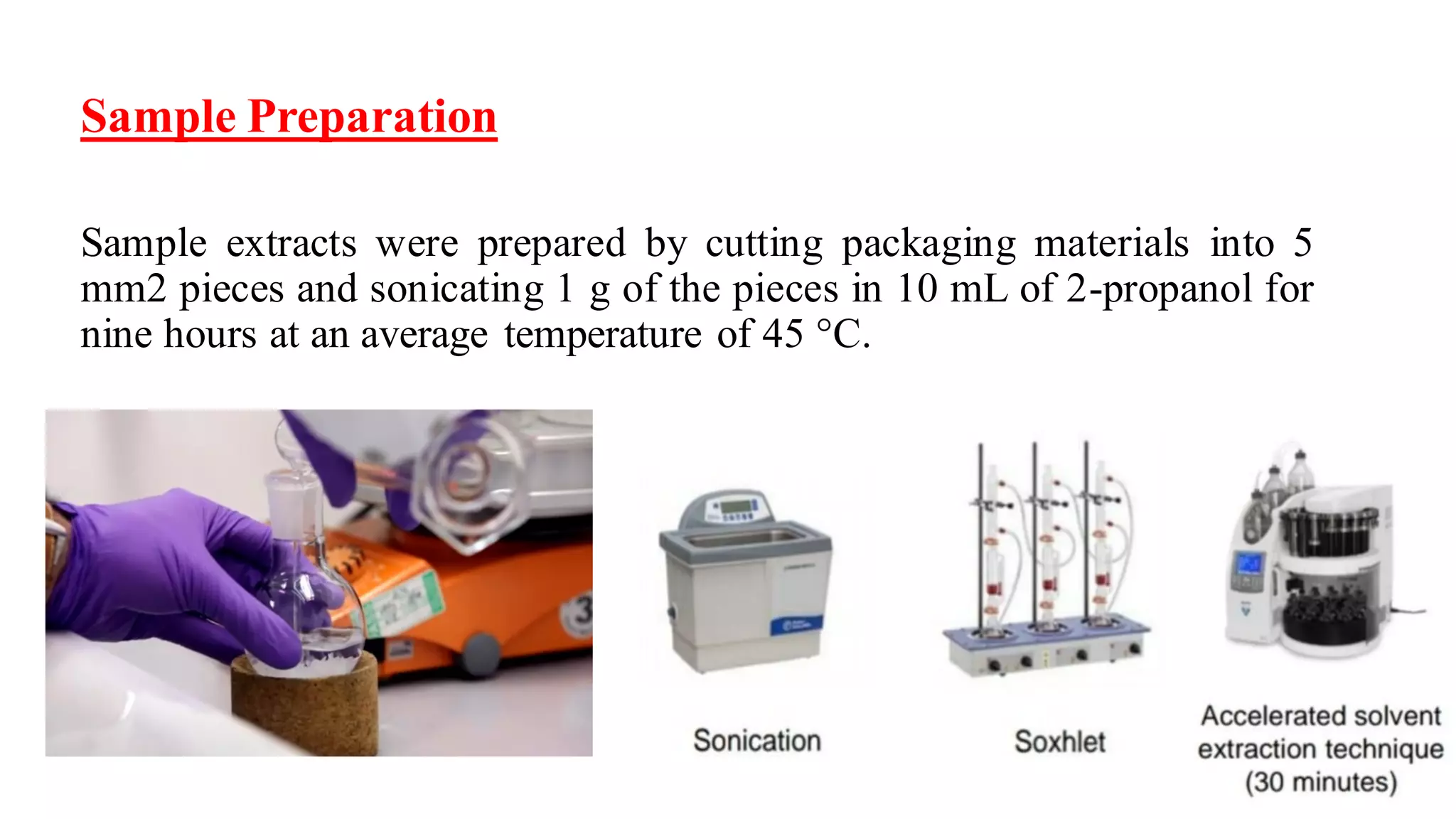 Detection and identification of Extractables and leachables from ...