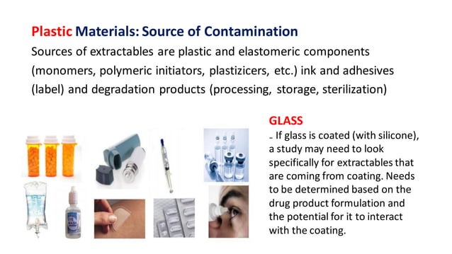 Detection and identification of Extractables and leachables from ...