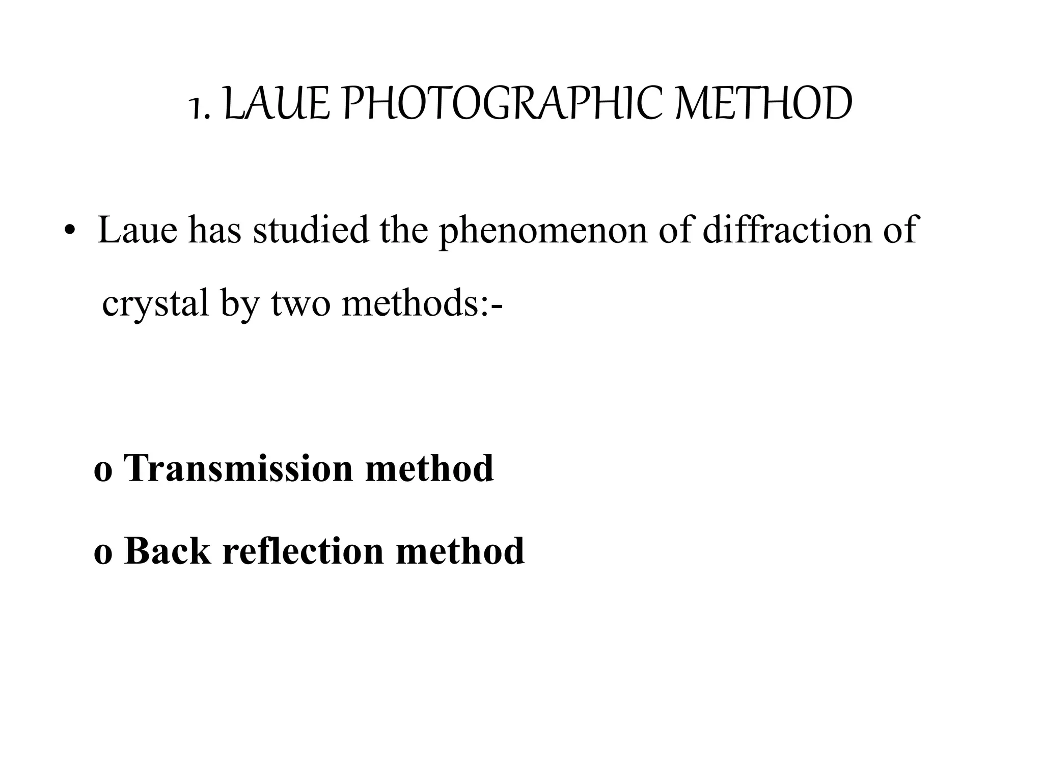 X-ray Crystallography | PPTX