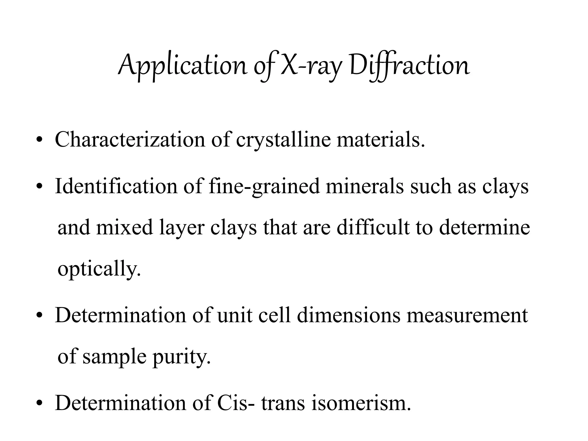 X-ray Crystallography | PPTX