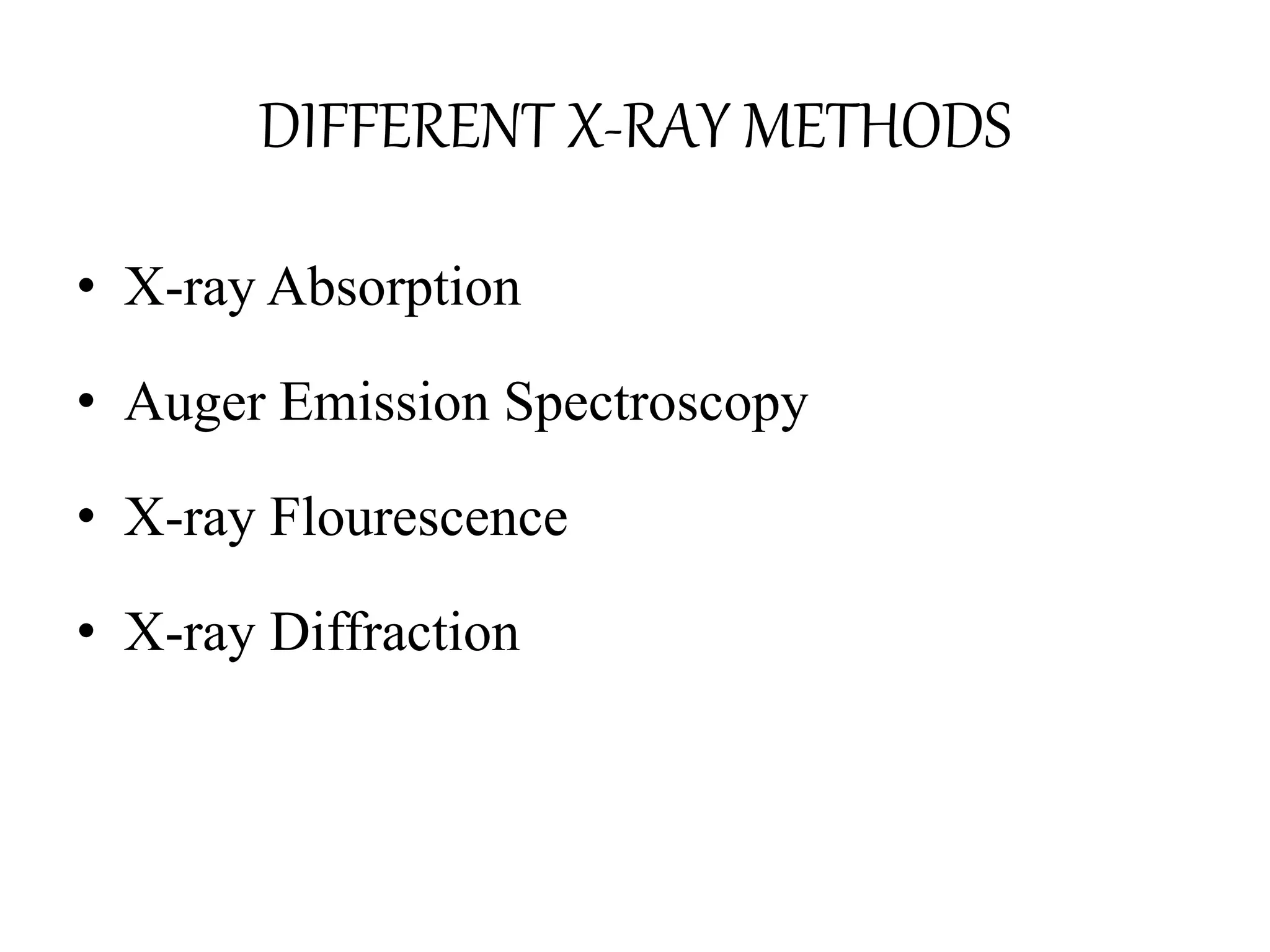 X-ray Crystallography | PPTX