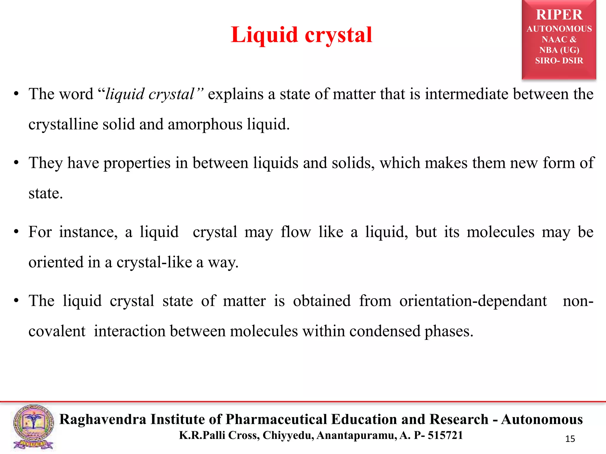 TYPES OF CRYSTALS | PPTX