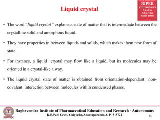 TYPES OF CRYSTALS | PPTX
