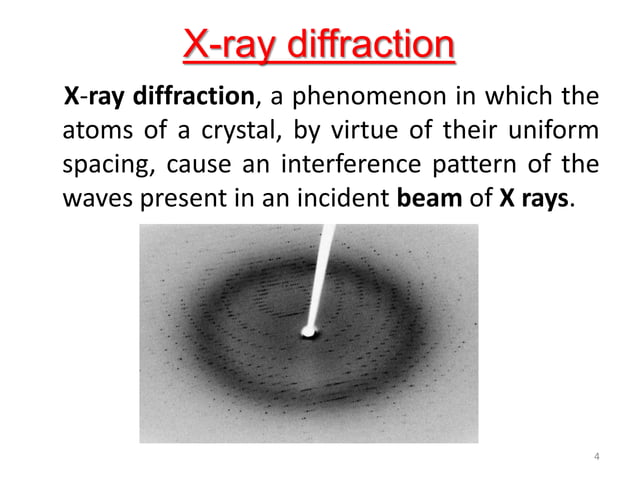Types of Crystals and Application of X-ray Diffraction | PPTX ...