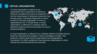 Public Administration Virtual Organization | PPTX