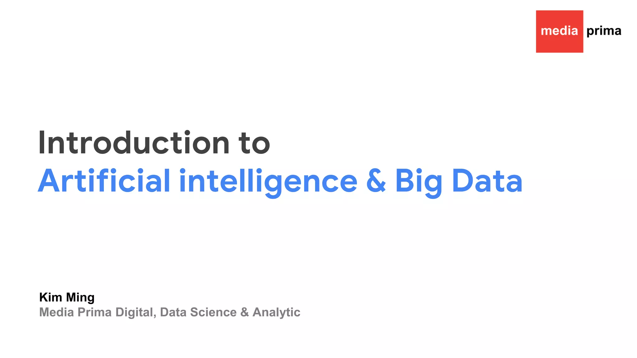 MPB - introduction to AI & Big Data | PDF
