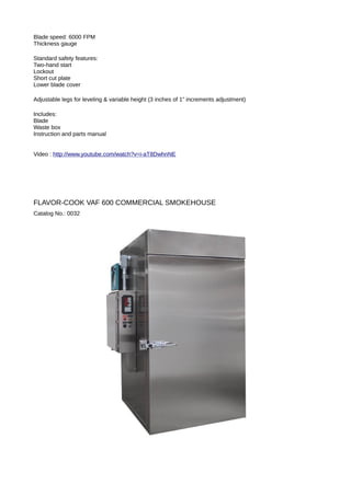 Food Processing and Packaging Equipments for Commercial | PDF