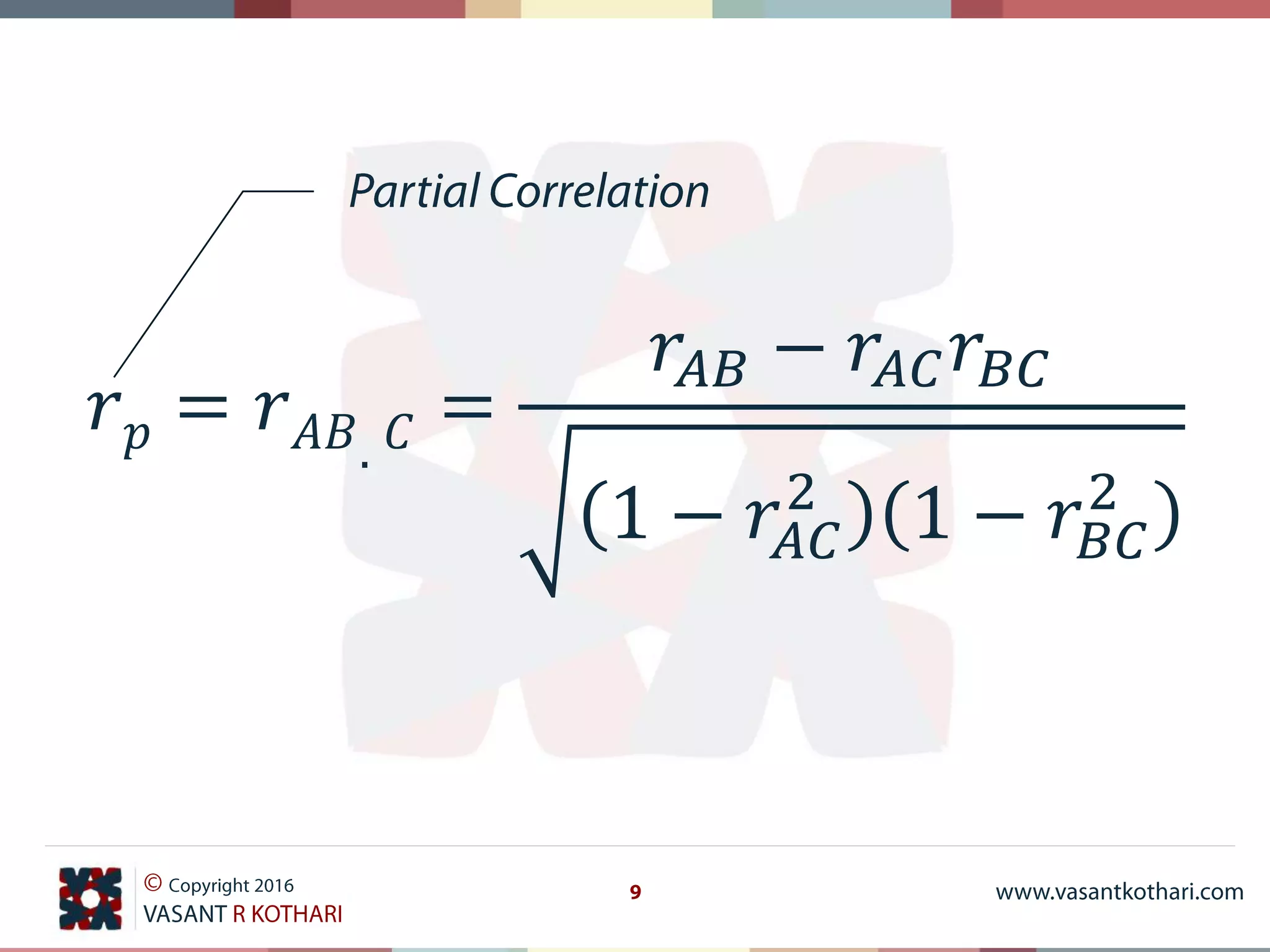 Mpc 006 - 02-03 partial and multiple correlation | PDF | Physics | Science