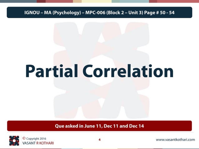 Mpc 006 - 02-03 partial and multiple correlation | PDF | Physics | Science