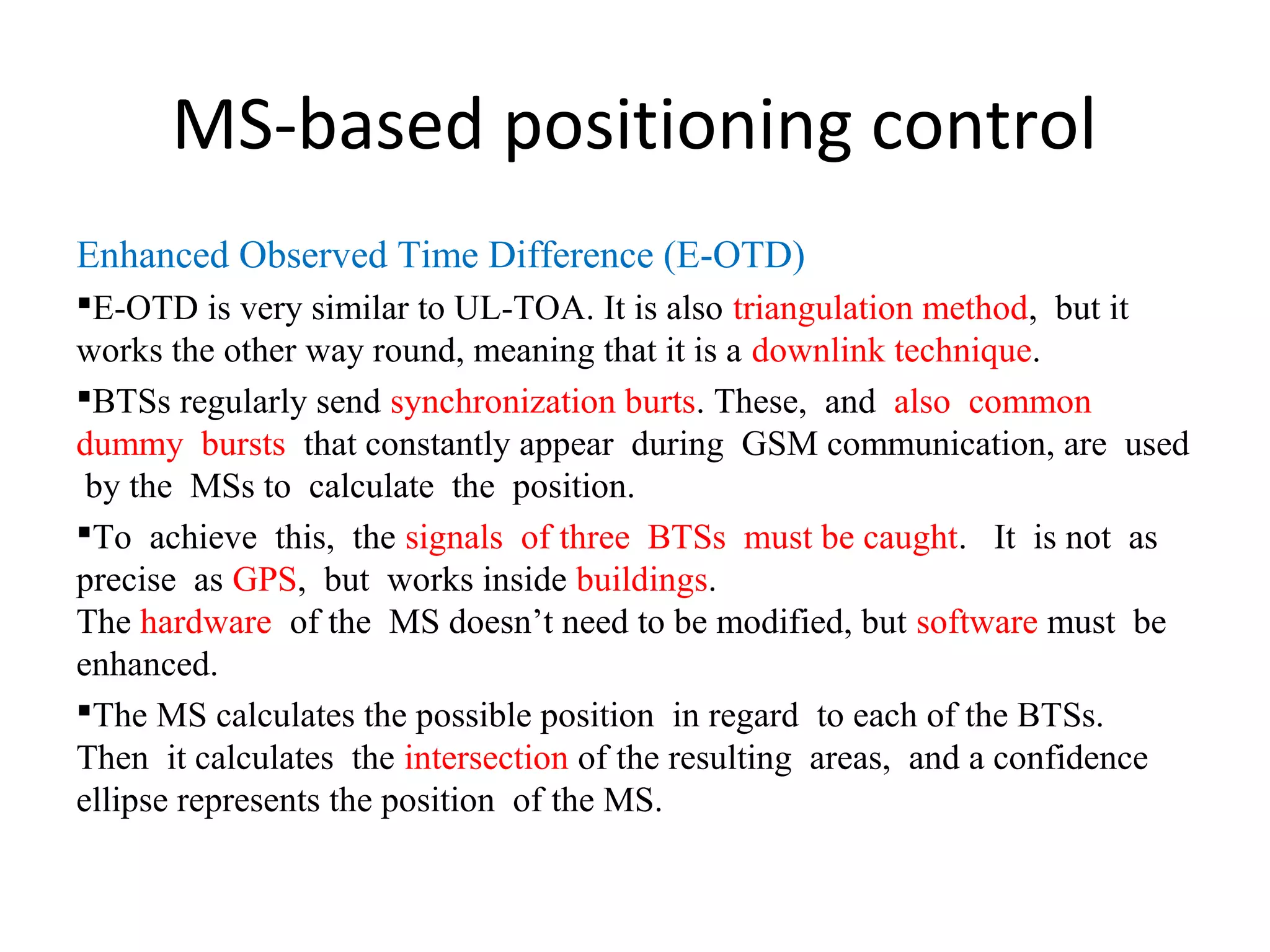Mobile Positioning System | PPT | Computer Networking | Computing