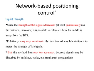 Mobile Positioning System | PPT | Computer Networking | Computing