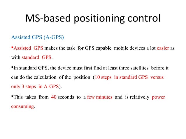 Mobile Positioning System | PPT | Computer Networking | Computing