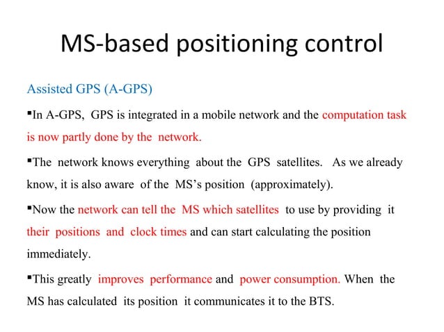 Mobile Positioning System | PPT | Computer Networking | Computing