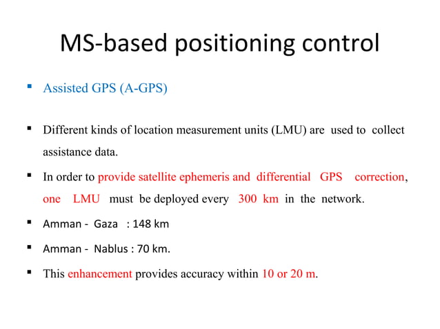 Mobile Positioning System | PPT | Computer Networking | Computing