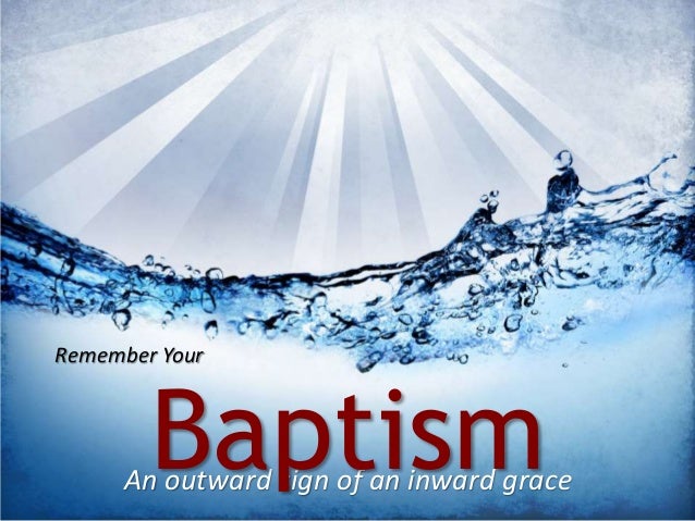 Reaffirmation Of Your Baptism