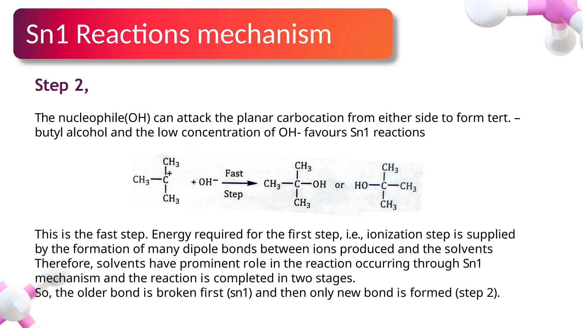 Sn1 & Sn2 Reactions and their reaction mechanisms.pptx