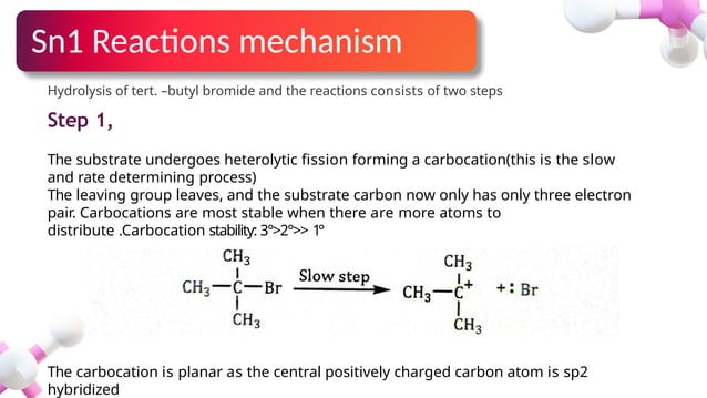 Sn1 & Sn2 Reactions and their reaction mechanisms.pptx