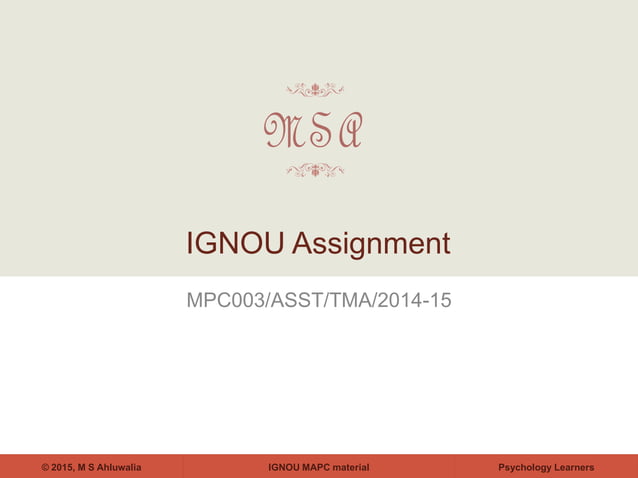 Personality: Theories and Assessment for IGNOU students | PDF