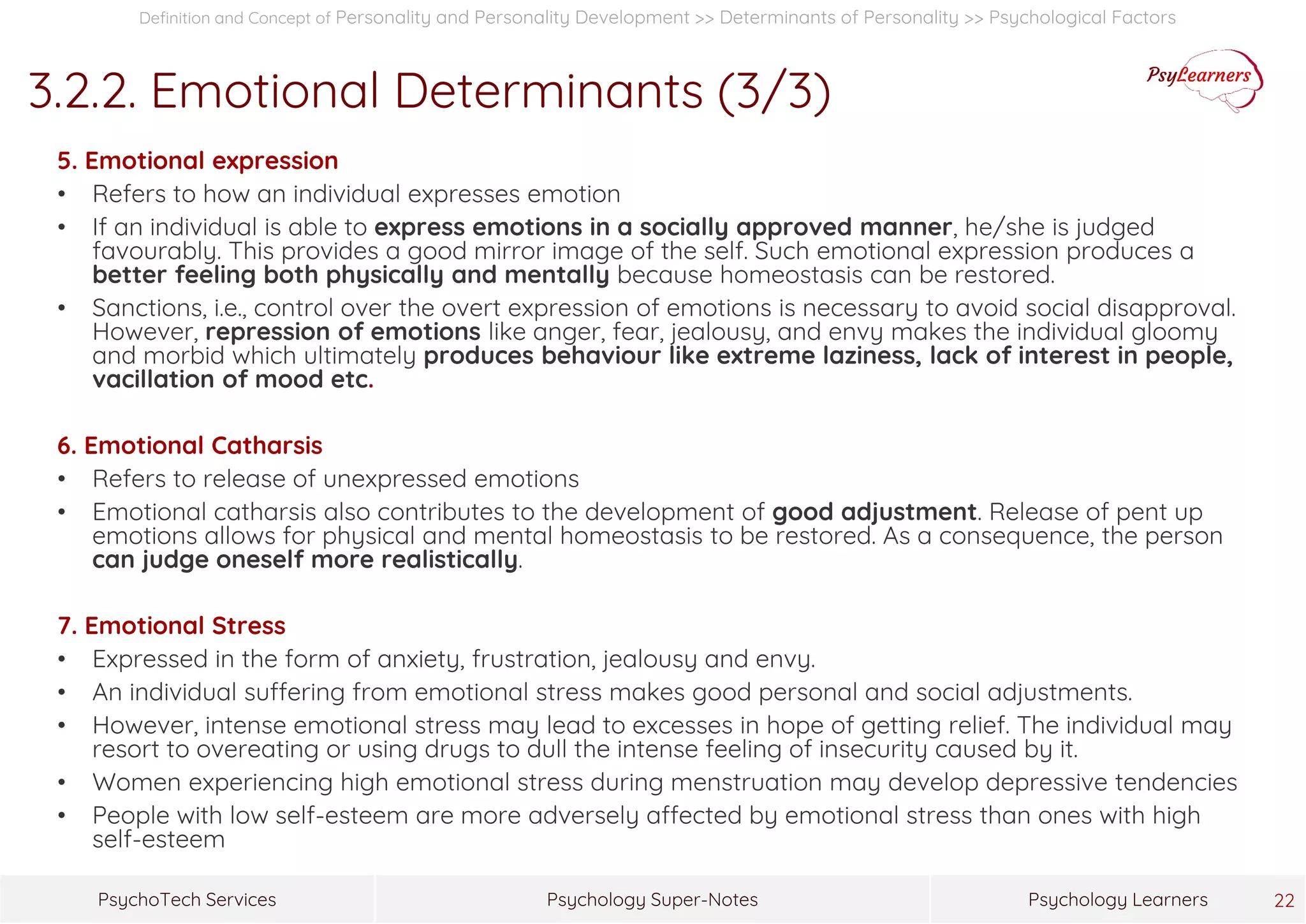 Definition and Concept of Personality and Personality Development | PPT