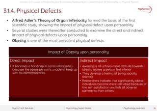 Definition and Concept of Personality and Personality Development | PPT