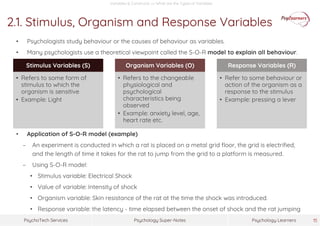 Variables and Constructs in Research | PDF