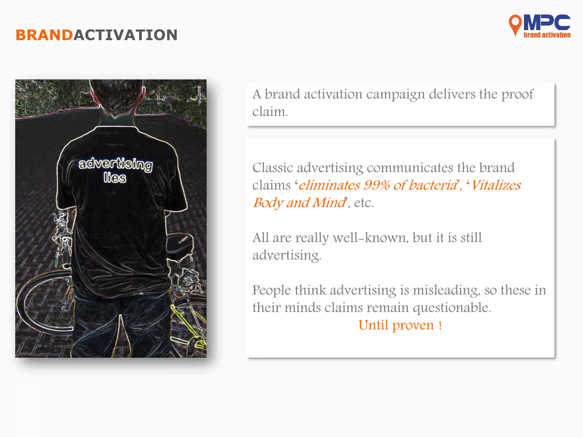 Mpc brand activation | PDF | Marketing and Advertising | Business