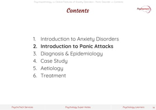 Mental Disorders >> Panic Disorder | PDF