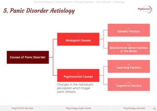 Mental Disorders >> Panic Disorder | PDF